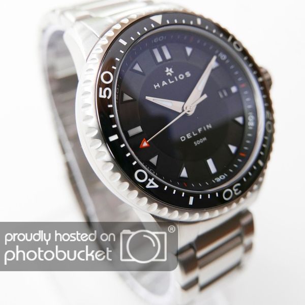 Sold: Halios Delfin Black Dial Black Bezel | WatchCharts