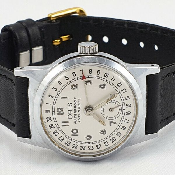 Vintage 1950s Oris Calendar Pointer Date Cal. 701 Manual Hand Winding ...