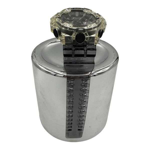 Casio G-Shock 57.5mm "Skeleton" Clear Case Resin w/ Gray Band - (GA ...