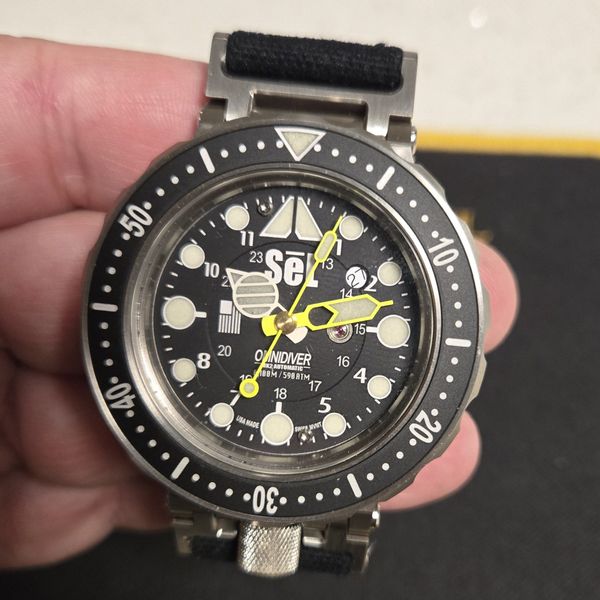 SēL Instruments Omnidiver MK2 Titanium watch [$5,500 USD] | WatchCharts ...