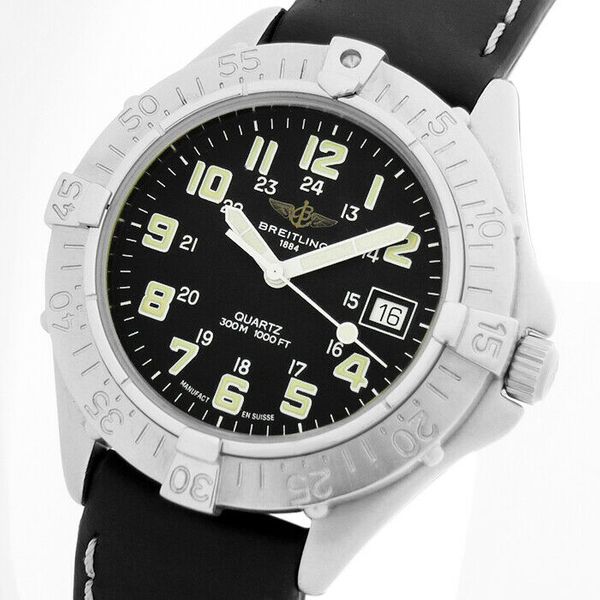 BREITLING COLT DIVER WR-300M Kal.B57 SWISS MADE DATE LUXUS HERREN UHR A57035 | WatchCharts ...