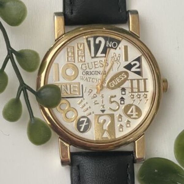 Vintage 1994 Guess Ladies Watch *working with Working Battery And ...
