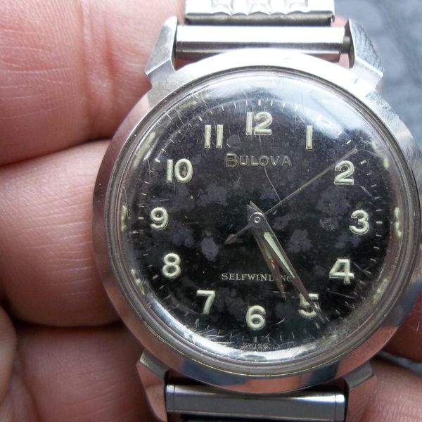 vintage BULOVA swiss made Military men watch | WatchCharts Marketplace
