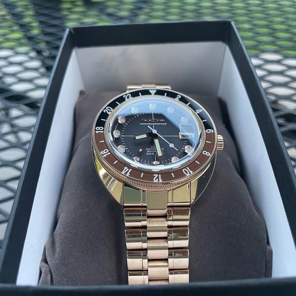 Bulova 97B215 Oceanographer Devil Diver 41mm Rose Gold-Tone Stainless ...