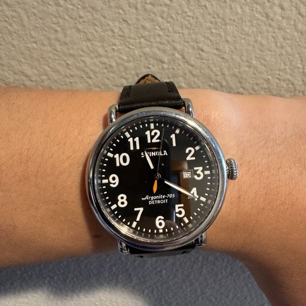 Shinola Runwell 41mm Black Dial | WatchCharts Marketplace