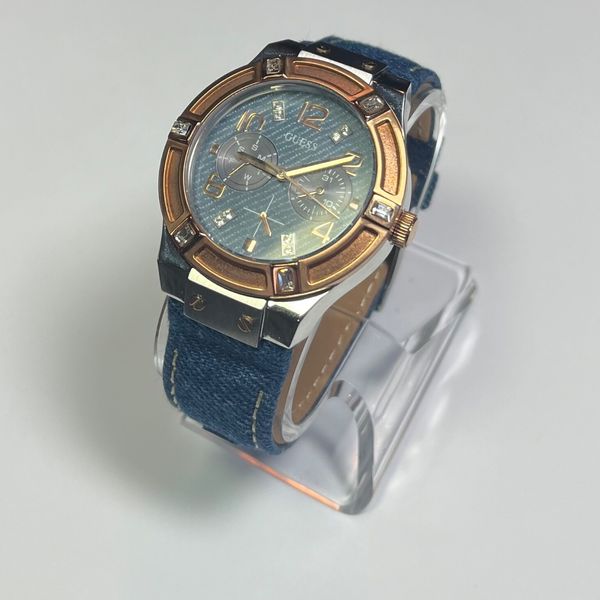 Guess WATCH Denim Jeans U0289L1 Women New Battery | WatchCharts Marketplace