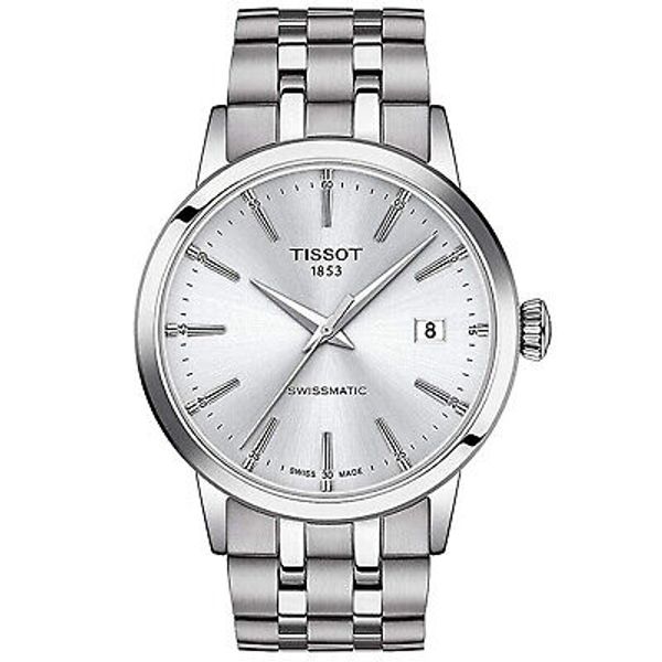 Tissot Men's Classic Silver Dial Watch - T1294071103100 | WatchCharts ...