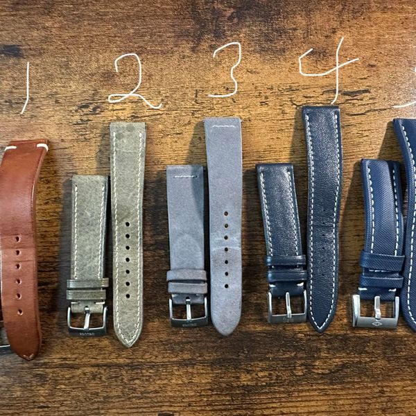 [WTS] 19mm leather and sailcloth straps, Artem, Bulang and Sons ...