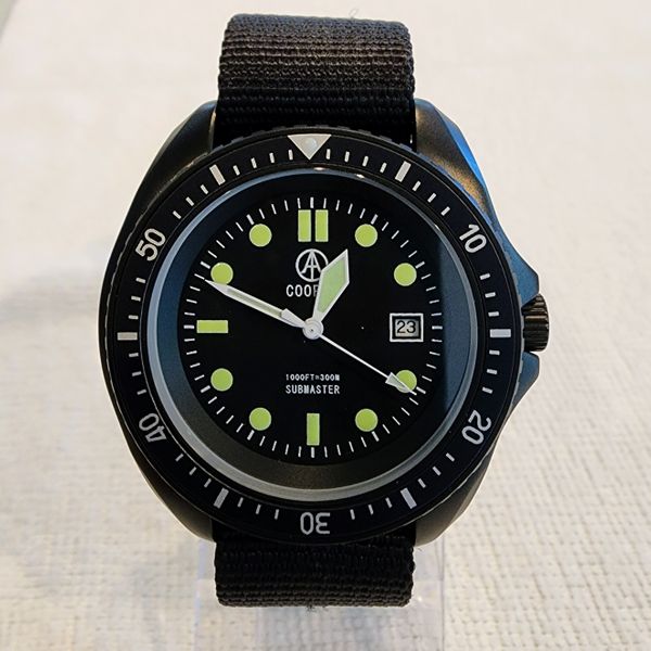 [$75 USD] Cooper Royal Navy Diver CWC MWC Homage | WatchCharts