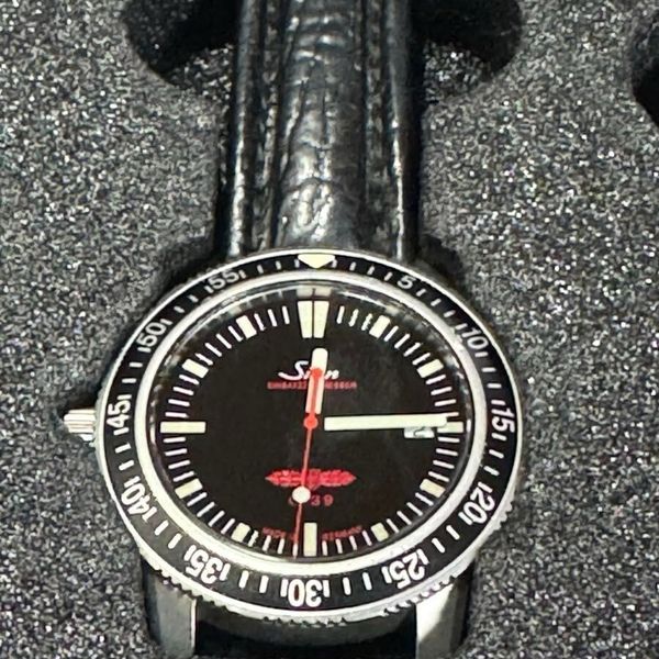 Sinn Hydro 403.EZM2 Quartz Diver Watch 41mm Black Dial Sapphire Bezel M ...