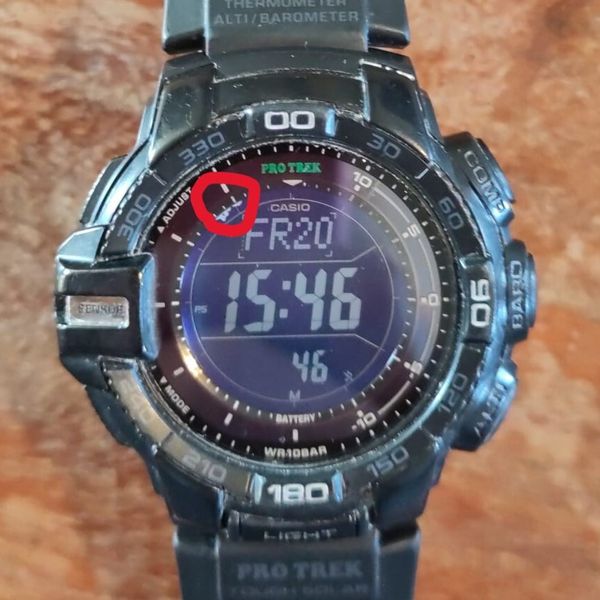 Casio Pro Trek PRG-270-1A (negative display) | WatchCharts Marketplace