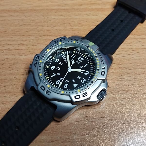 Custom Watch Timex Reef Gear Diver Case Quartz Watch. Sweeping Secs ...