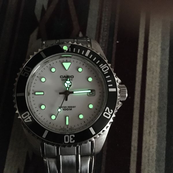 FS: Vintage CASIO [1346] MTD-1010, Submariner analog Diver Watch, Men’s ...