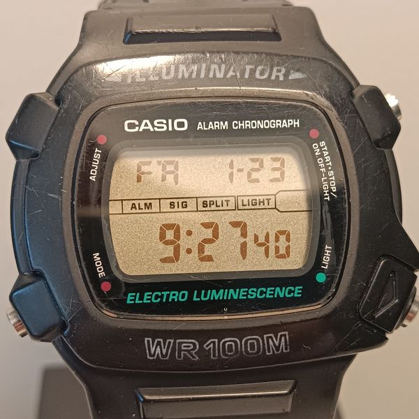 Casio W-740 Illuminator 1219 JAPAN M Vintage Wrist Watch | WatchCharts ...