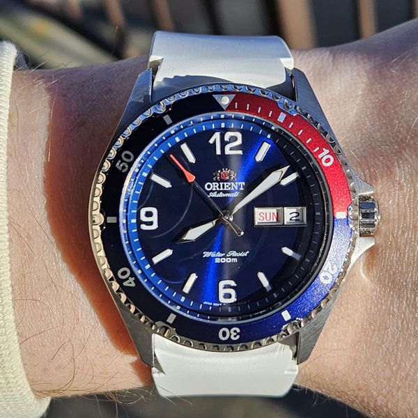 [WTS] Orient Mako II Pepsi oem bracelet + aftermarket rubber strap ...