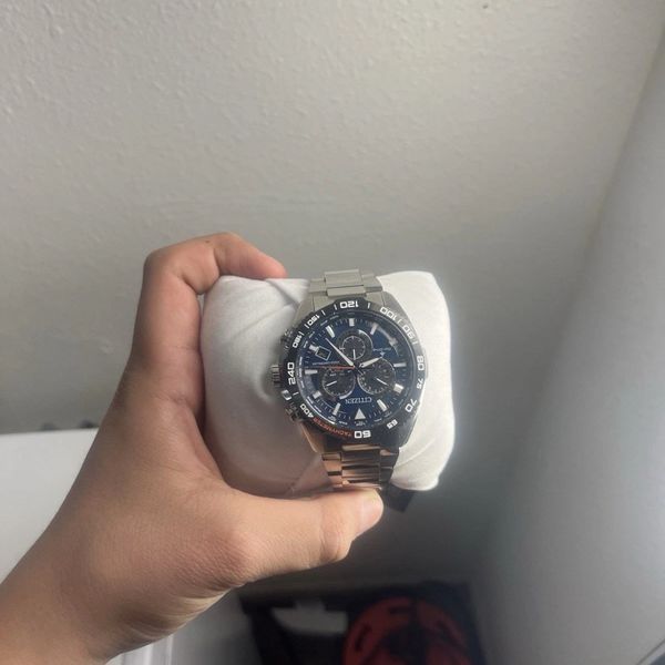 Citizen Promaster Land Eco-Drive Chronograph Men's Blue Dial Watch ...