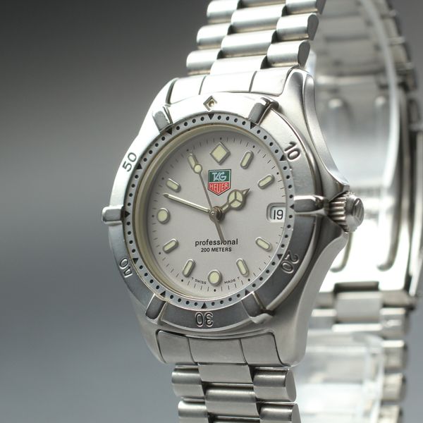Tag Heuer Professional 2000 WE1211-R Silver Dial Quartz Men's watch From Japan | WatchCharts ...