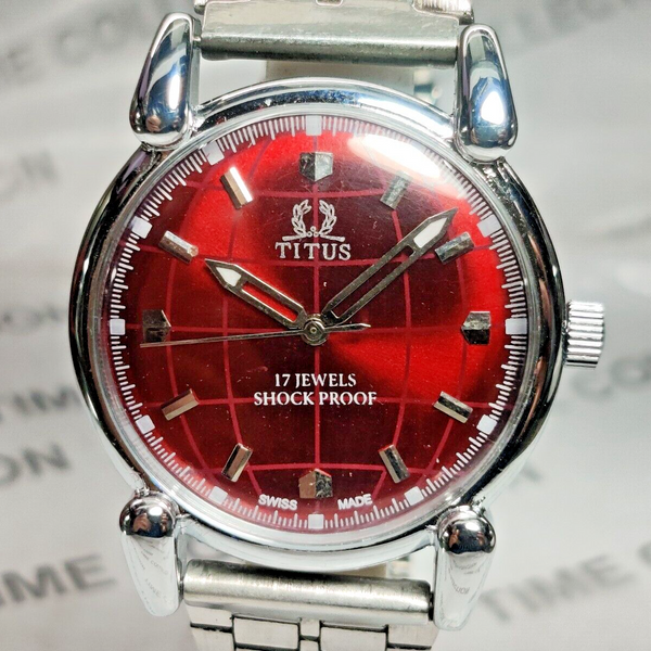 Titus Mickey Mouse Mechanical Handwinding Wrist Watch For Men FB850 A ...