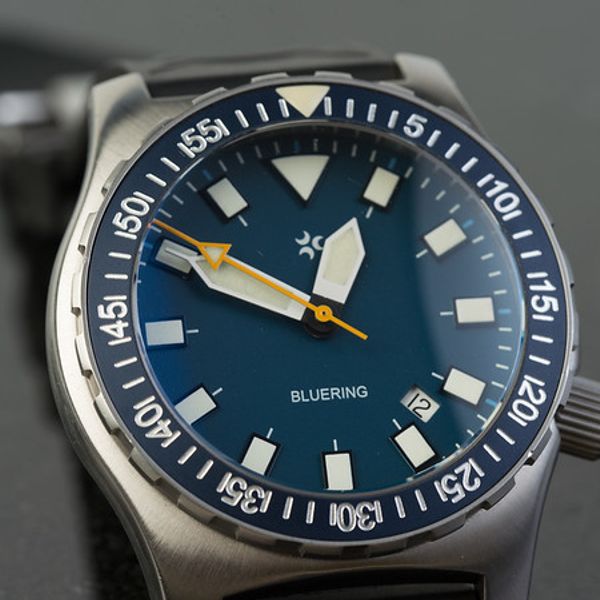 FS: Halios Bluering Brushed Blue Dial | WatchCharts Marketplace
