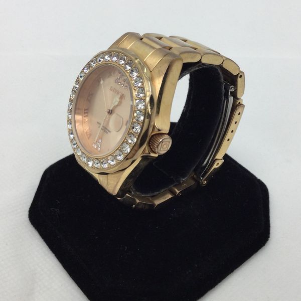 Invicta All Stainless Steel Crystal Bezel Wrist Watch (parts/repair ...