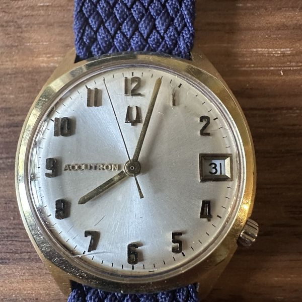 Bulova Accutron 218 N6 1976 Tuning Fork Watch - Running, Needs Service ...