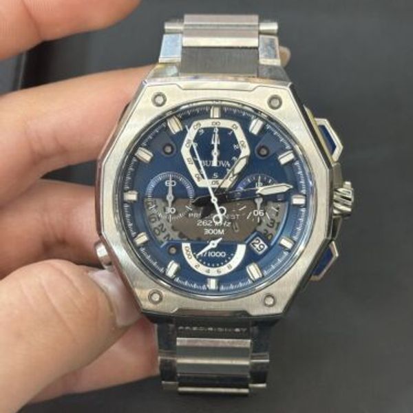 Bulova Precisionist Chronograph Quartz Men's Watch 96B349 | WatchCharts ...