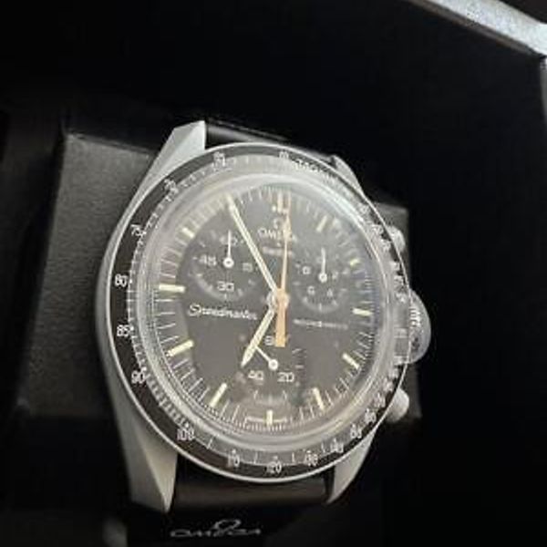 Omega Swatch Moonswatch Missione sulla Luna Shine Gold Speedmaster ...