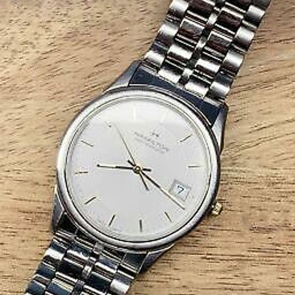 VINTAGE MEN'S HAMILTON MASTERPIECE WRISTWATCH WITH ORIGINAL BRACELET ...