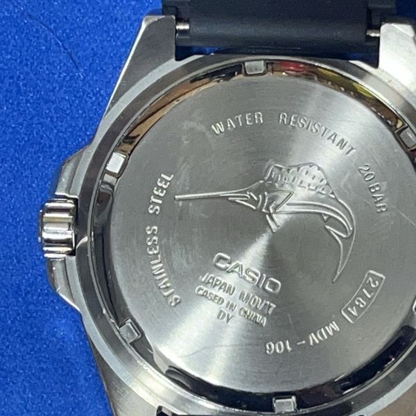 Casio MDV106-1AV Duro Marlin Men's Black Wristwatch Duro Gang ...
