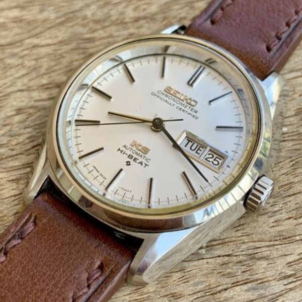 Vintage 1970s KING SEIKO 5626-7040 Hi-Beat Chronometer DD Automatic Men’s Watch. | WatchCharts ...