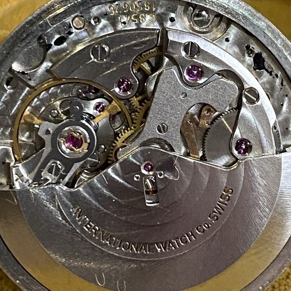 IWC Gents automatic wristwatch movement with original box | WatchCharts ...