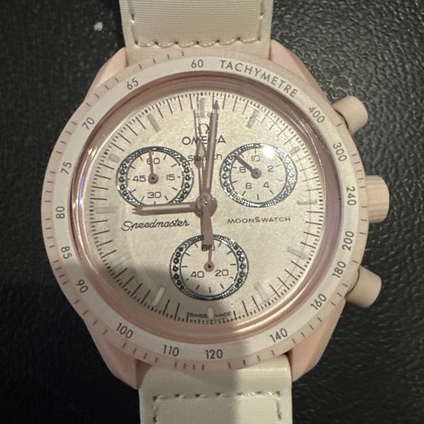 Omega X Swatch Mission to Venus Quartz Bioceramic Watch MoonSwatch with ...