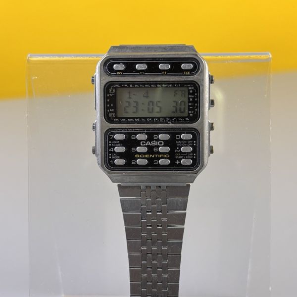 Vintage Casio CFX-200 Model 197 Scientific Calculator Watch w/ NEW ...