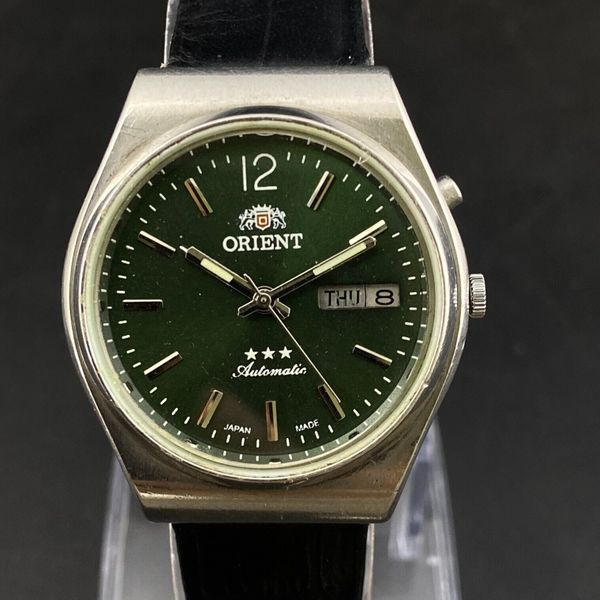 Vintage Orient Automatic 21 Jewels Cal.46941 Day Date Men's Wrist Watch ...