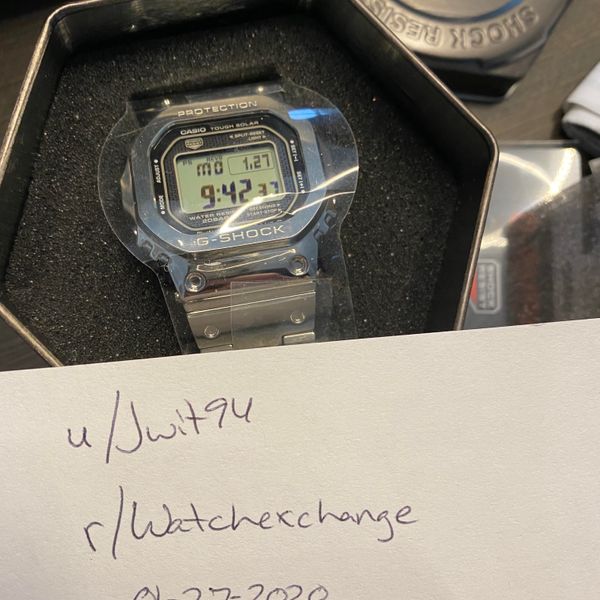 [WTS] Full Metal Steel G Shock GMWB5000 | WatchCharts
