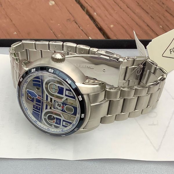 Star Wars x Fossil R2-D2 Automatic Stainless Steel Watch | WatchCharts ...