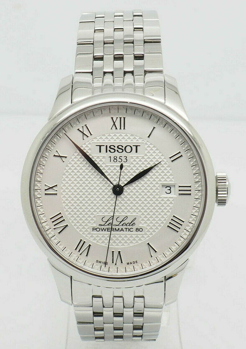 Mens Tissot Le Locle Powermatic 80 T006407B S. Steel Date Automatic ...