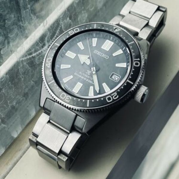 Seiko Prospex Men's Black Watch - SBDC051 Made In Japan 62MAS Diver ...