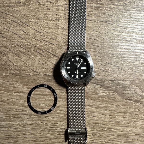 Seiko 5 SRPD55 5KX Style Diver Automatic Watch stain less steel mesh ...