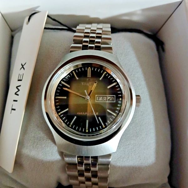 Timex Q Reissue Degrade Quartz Men's Watch TW2W22500 | WatchCharts ...
