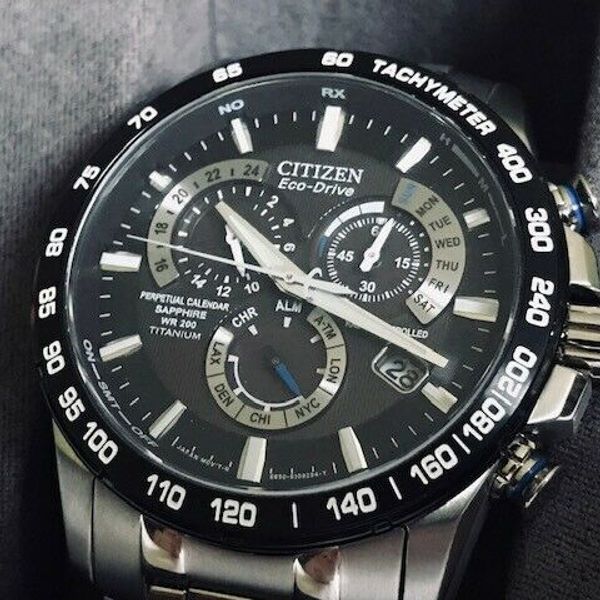 Citizen Eco-Drive Titanium AT4010-50E 42mm Radio Controlled - Beautiful ...