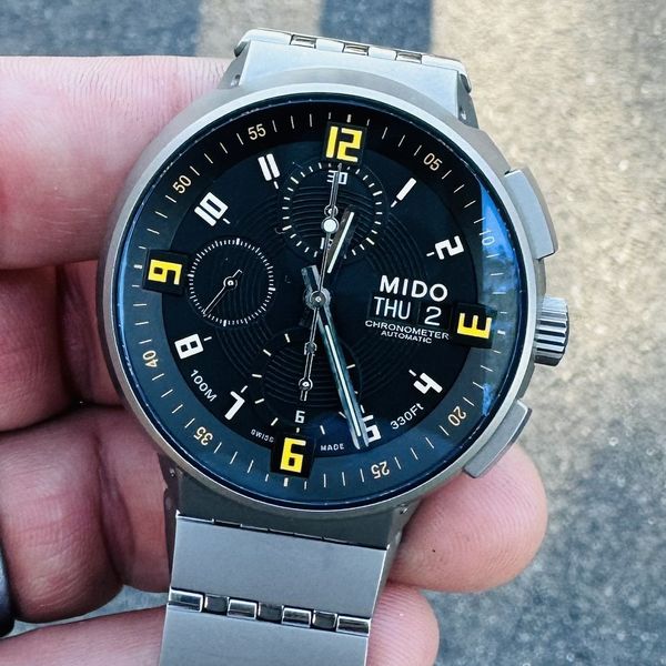 MIDO All Dial Titanium Chronograph | WatchCharts Marketplace