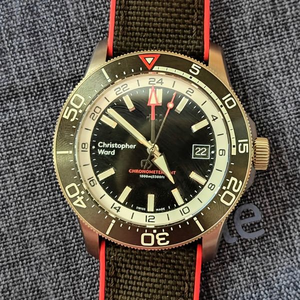 Christopher Ward C60 Elite GMT 1000 - just serviced! [$1,100 USD ...
