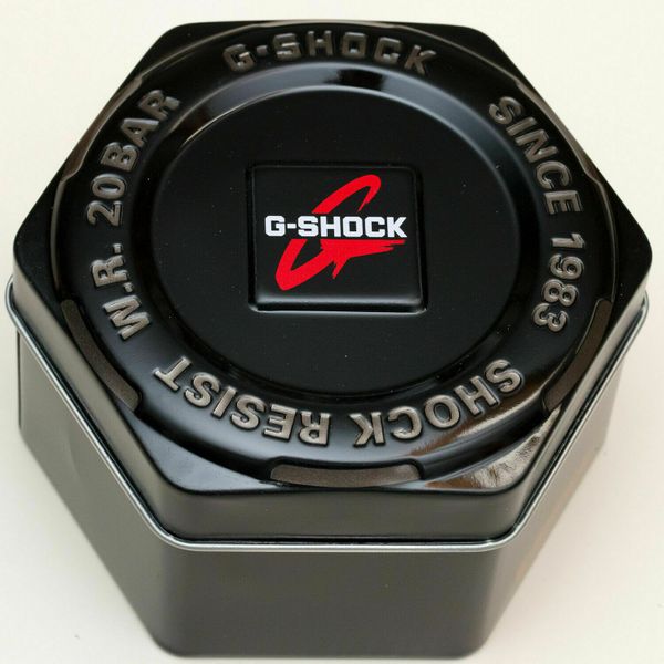 Casio G-Shock Tin Box Presentation Watch Case Authentic Storage Store ...