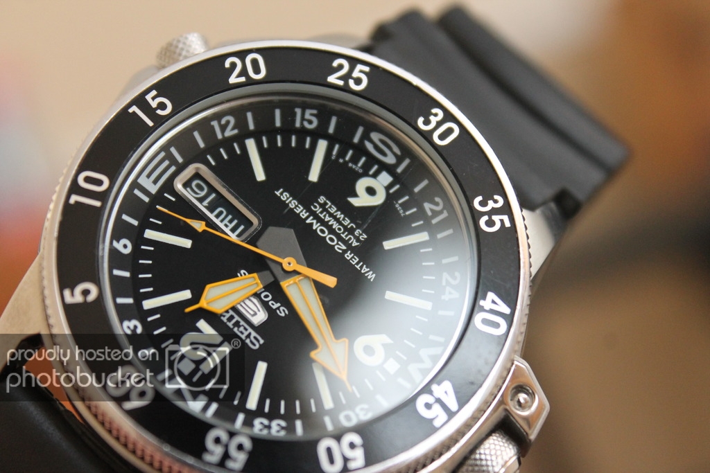 SOLD: Seiko SKZ211 Atlas/Landshark 7S26 powered 200m Dive Watch - $125 ...