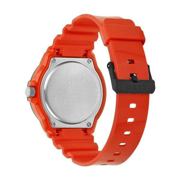 Casio Mens Day Date Black Dial & Red Rubber Strap Watch | WatchCharts ...