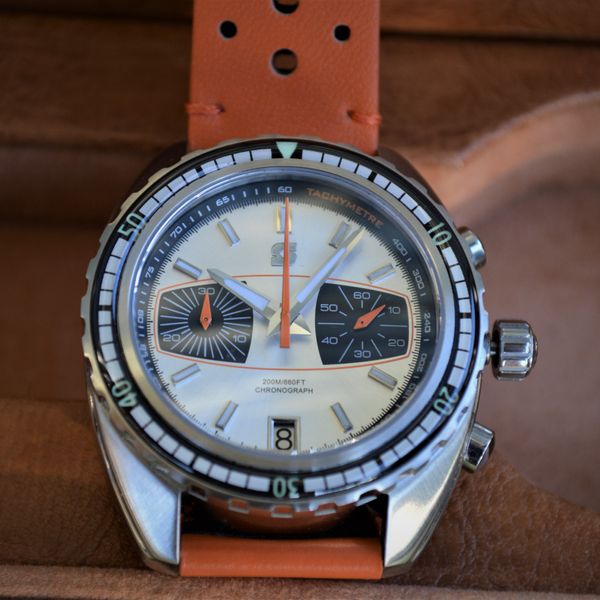 Straton Syncro Racing Chronograph 40 mm w/Seiko NE88 Auto Movement ...