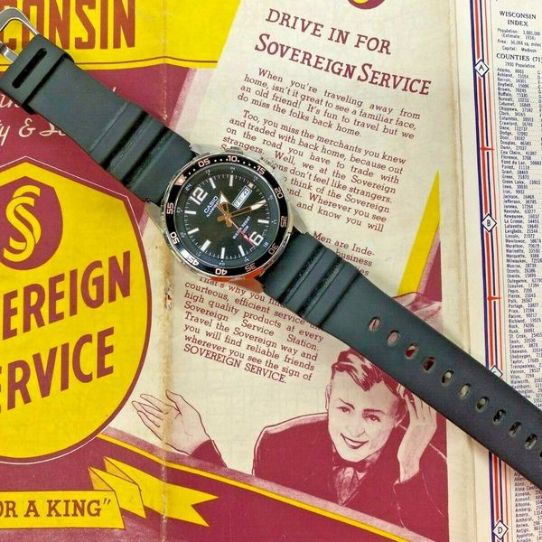 Casio MTD-1079 Duro Illuminator 100 METER WATER RESISTANT | WatchCharts