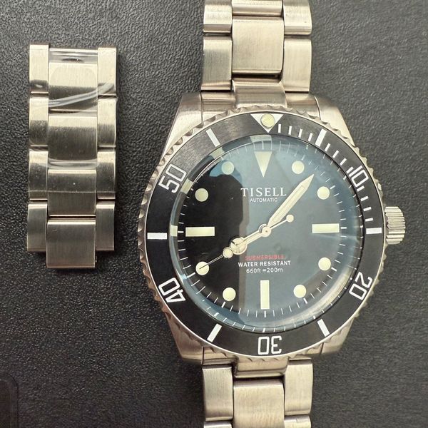 FS: Tisell Submersible diver's watch | WatchCharts Marketplace