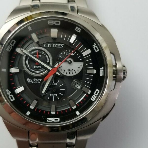 Citizen Marinaut H500-S067332 Eco Drive Quartz Solar Titanium ...